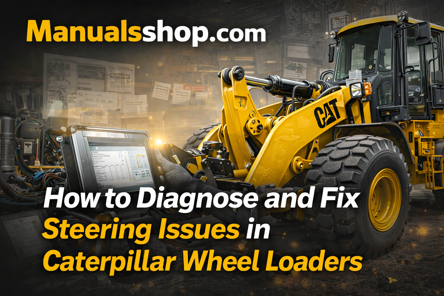 How Diagnose & Fix Steering Issues in Cat Wheel Loaders
