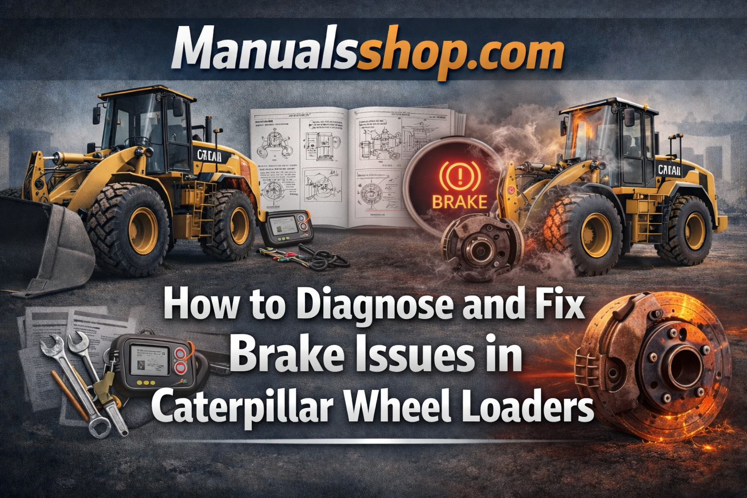 How to Diagnose & Fix Brake Issues in Caterpillar Wheel Loaders
