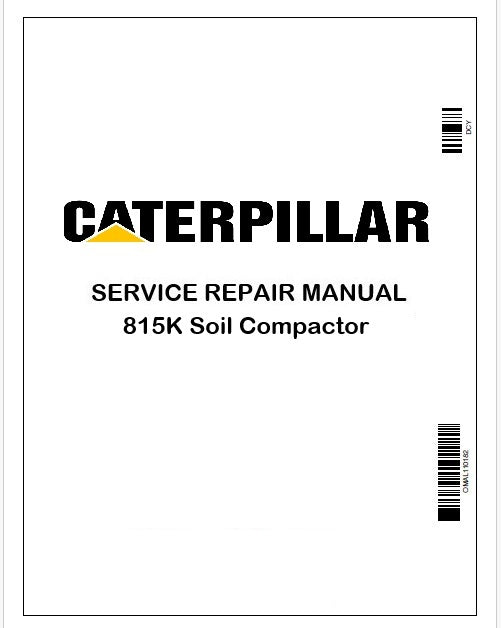 Caterpillar 815K Soil Compactor Service Manual PDF